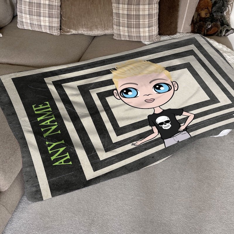 Jnr Boys Freaky Funky Box Fleece Blanket – Toxic Fox