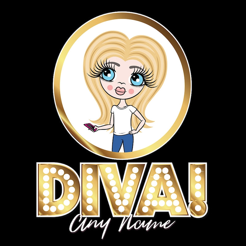 ClaireaBella Girls Personalised Diva Travel Bag – Toxic Fox