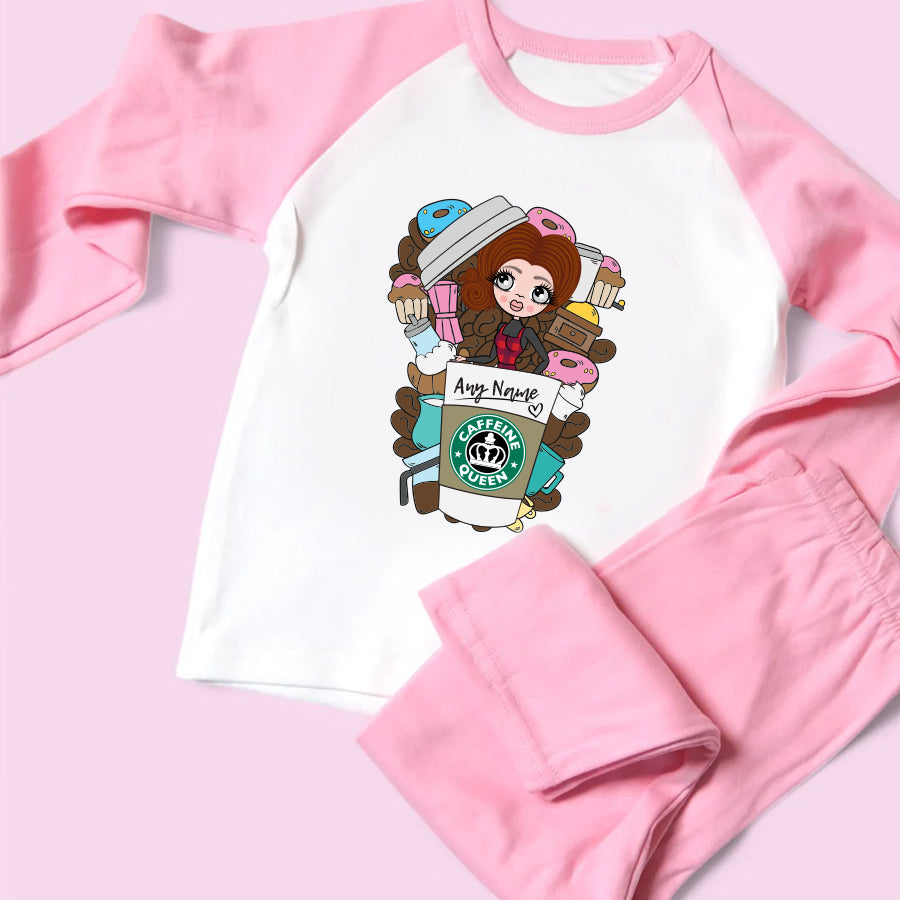 ClaireaBella Personalised Caffeine Queen Pyjamas – Toxic Fox