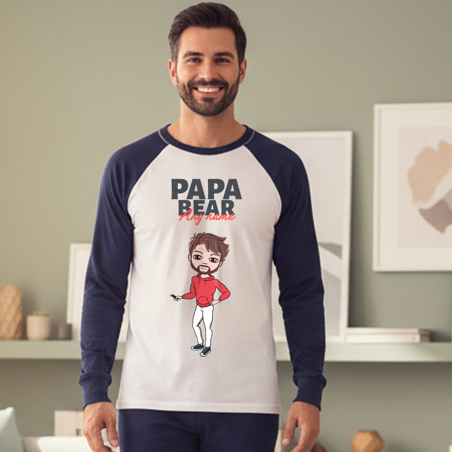 MrCB Personalised Papa Bear Pyjamas – Toxic Fox