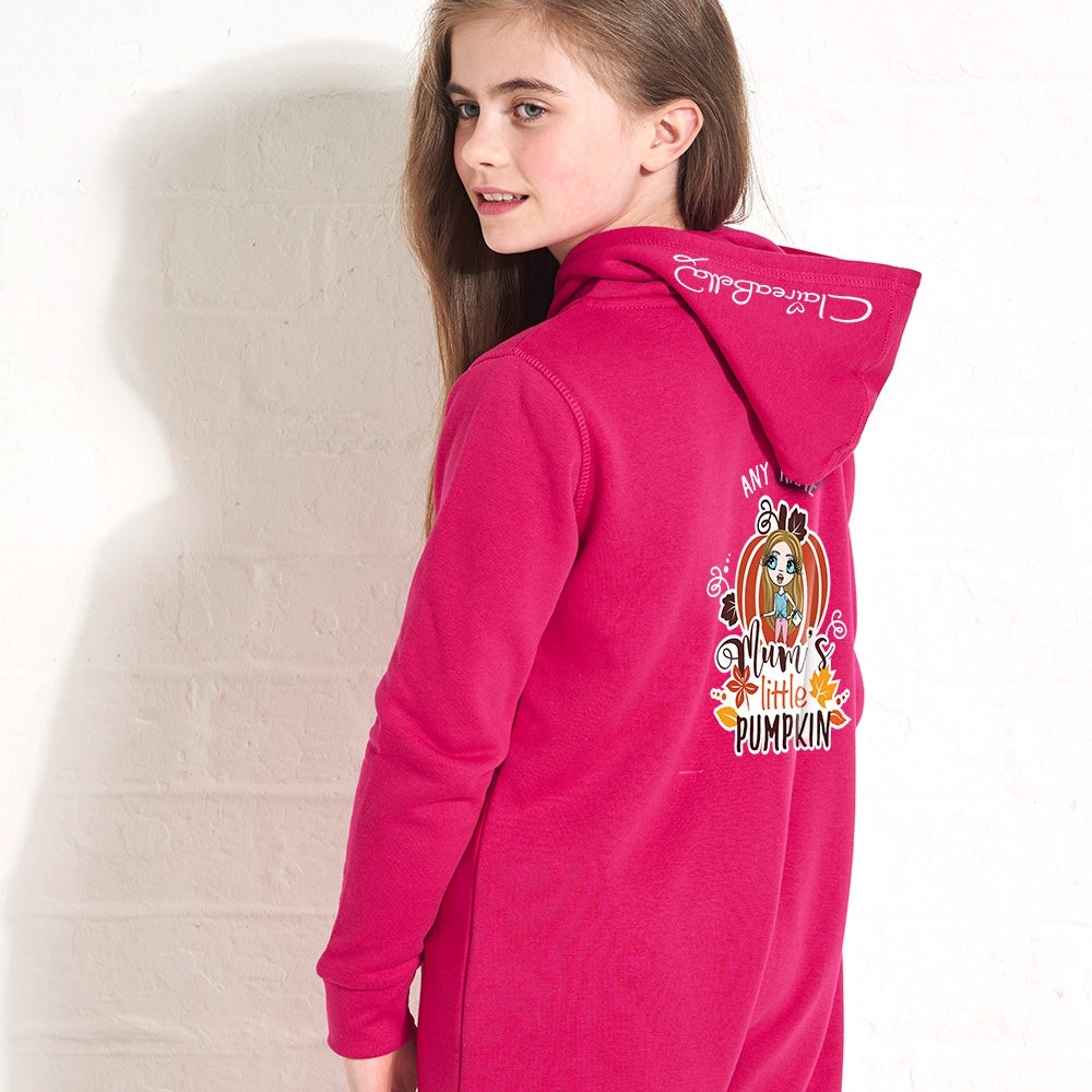ClaireaBella Girls Personalised Mum's Little Pumpkin Onesie exclusively ...