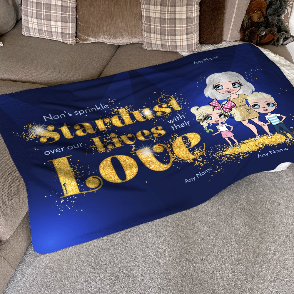 Multi Character Nan's Sprinkle Stardust Woman And 2 Children Fleece Bl ...