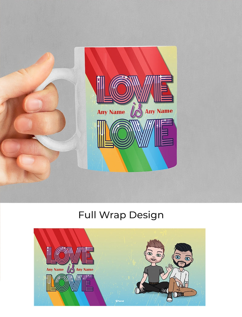 Multi Character Couples Love Is Love Mug – Toxic Fox