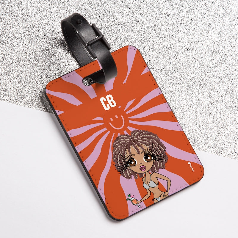 ClaireaBella Personalised Smiley Face Luggage Tag – Toxic Fox