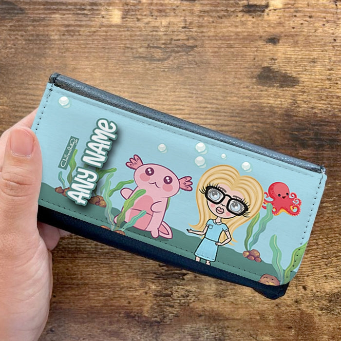 ClaireaBella Girls Personalised Axolotl Glasses Case – Toxic Fox
