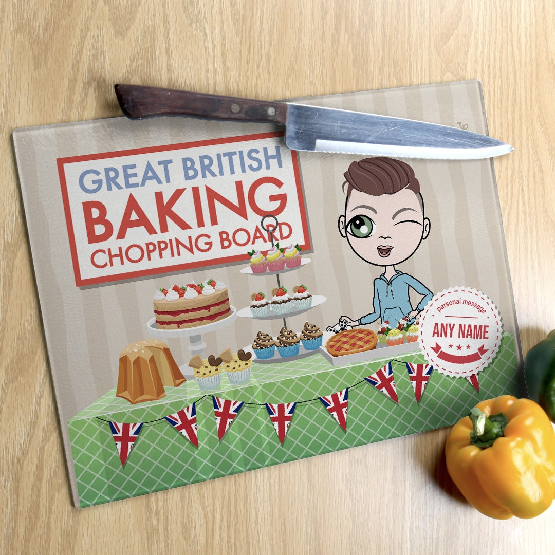 Jnr Boys Landscape Glass Chopping Board - Baking Competition – Toxic Fox