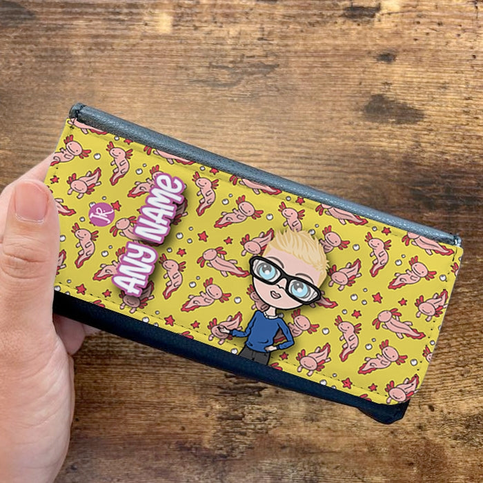 Jnr Boys Personalised Axolotl Print Glasses Case – Toxic Fox