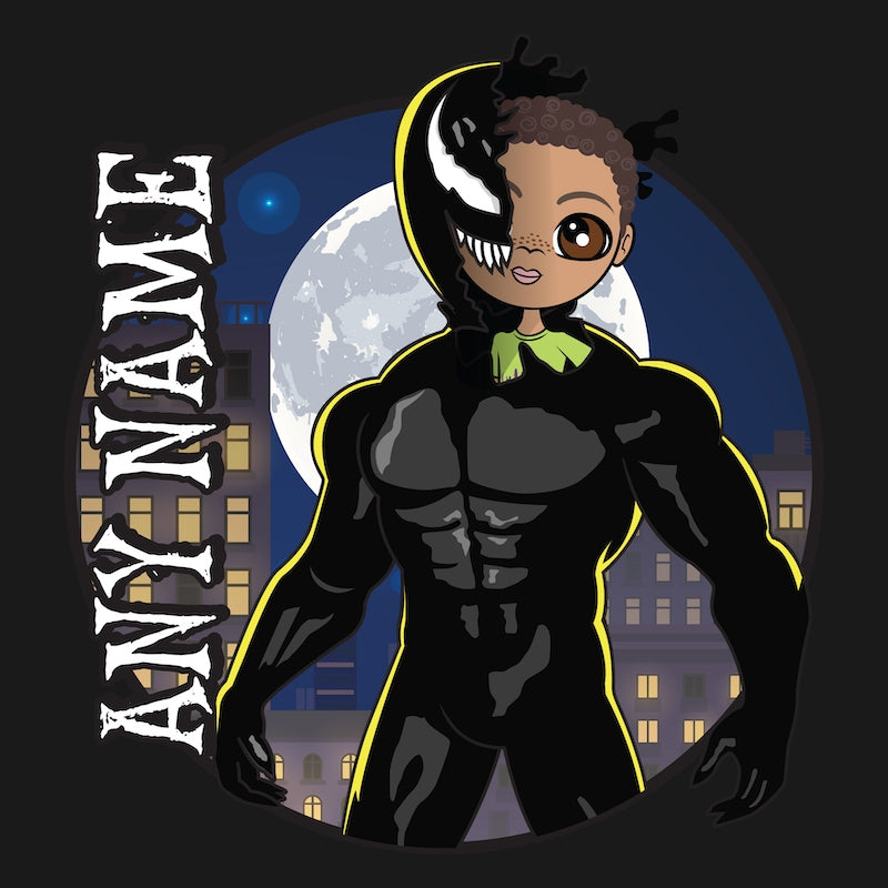 Jnr Boys Personalised Evil Symbiote Travel Bag – Toxic Fox