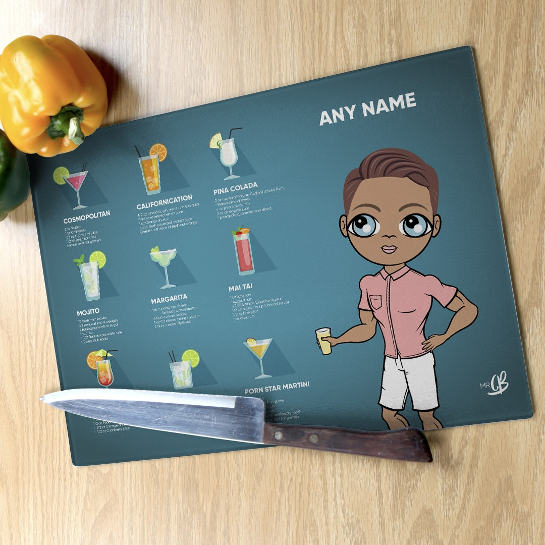 MrCB Glass Chopping Board - Cocktail Recipes – Toxic Fox
