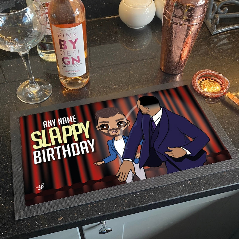 MrCB Personalised Slappy Birthday Rubber Bar Runner – Toxic Fox